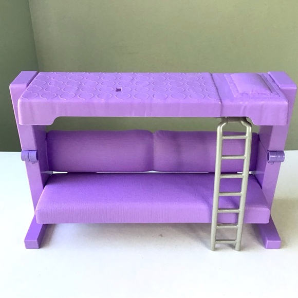 Barbie | Toys | Barbie Dream House 28 Purple Bunk Bed Coverts To Couch ...